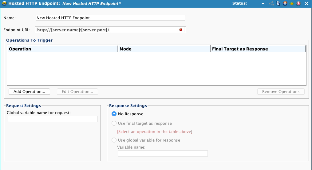 Create a hosted HTTP endpoint in Jitterbit Design Studio